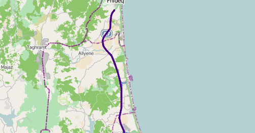 Autoroute 6 (A6) - Maroc Maps