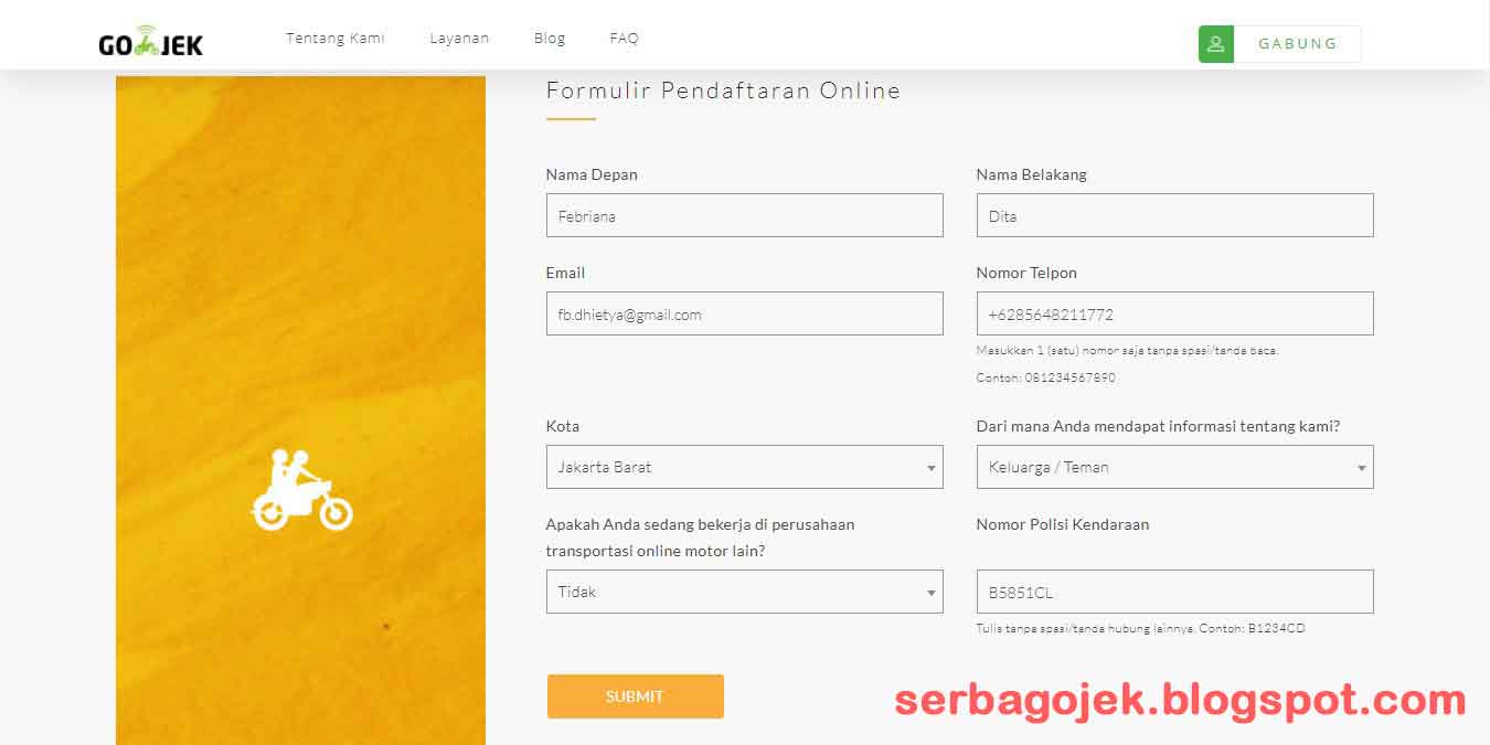 Cara Menjadi Driver GoJek | Daftar GoJek Online