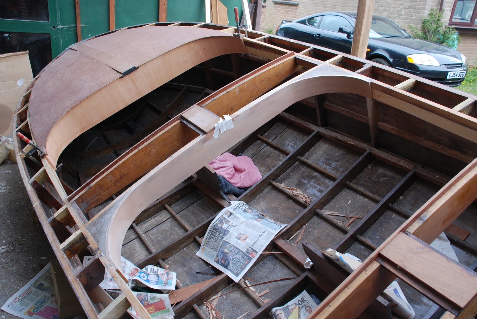 my wooden speed boat build: Dashboard