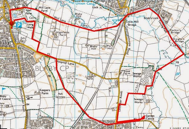 Cosby Friday Walkers Blog: 17-05-2014 Round walk from Blaby via canal ...