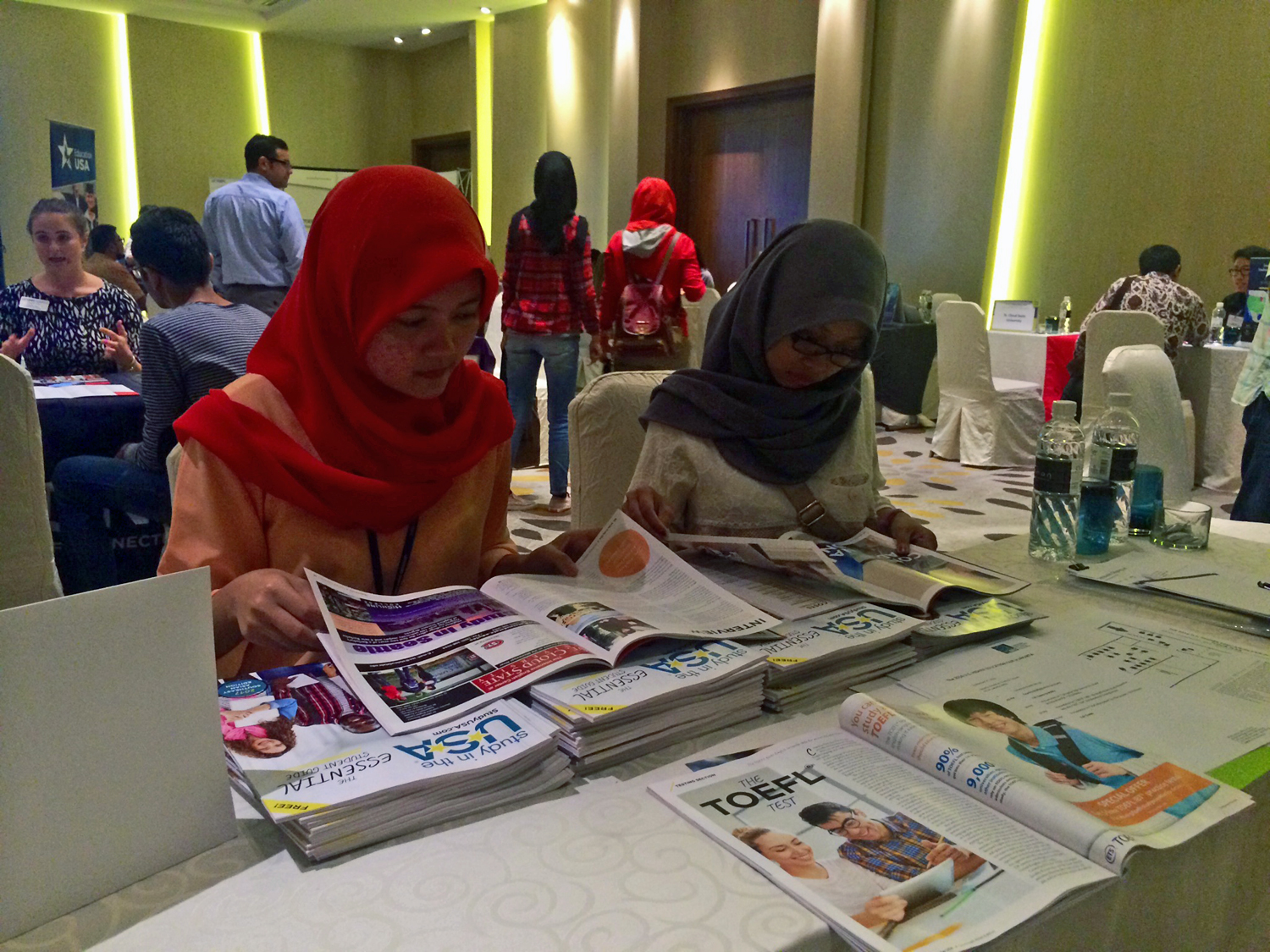 At the IIEF U.S. Higher Education Fair in Jakarta