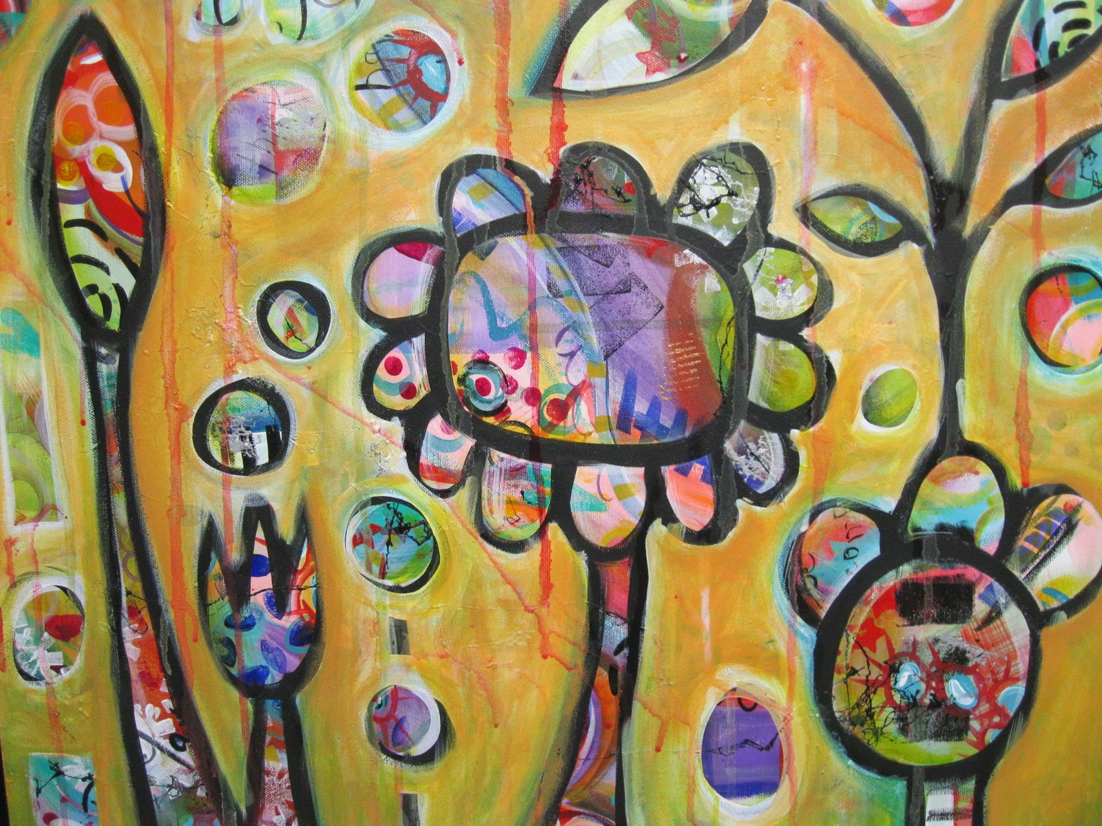 Sparkle and Spin - The Art of Sunny Carvalho: Progressive Painting