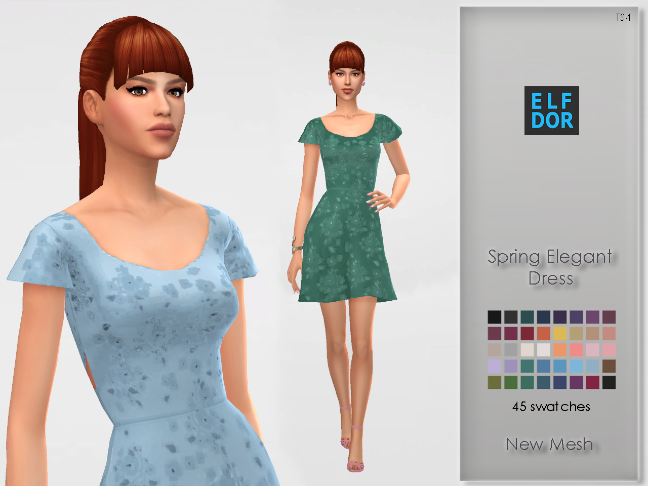 Spring Elegant Dress - ELFDOR