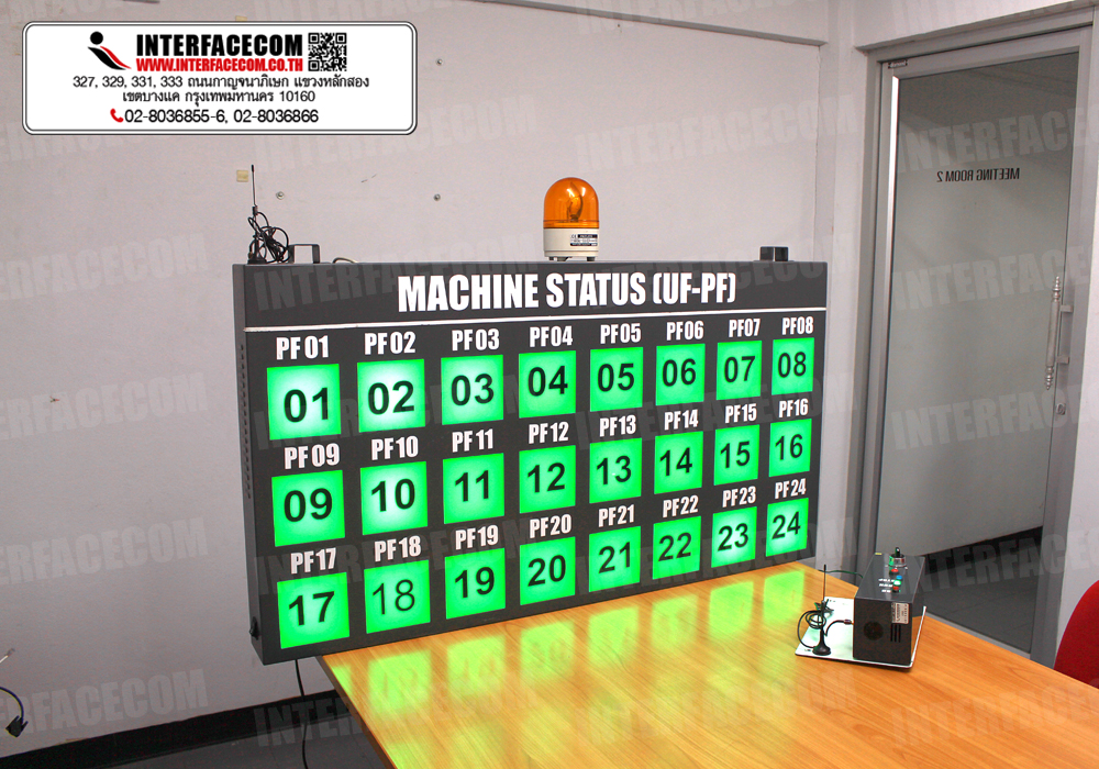 ผู้ผลิต ป้าย ANDON DISPLAY BOARD: มกราคม 2016