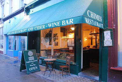 Cosy London: Chimes restaurant, Pimlico