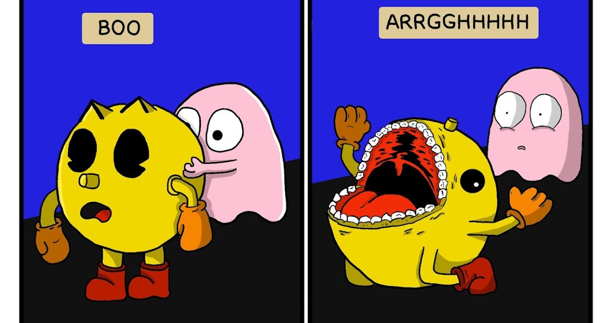 Pac man and awesome dog: Pictures in Boxes | Hilarious images daily