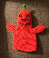 Craft Attic Resources: Pumpkin Hand Puppet