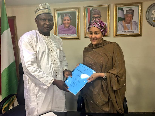 Amina Mohammed formally hands over to Usman Jibril as she moves to the ...