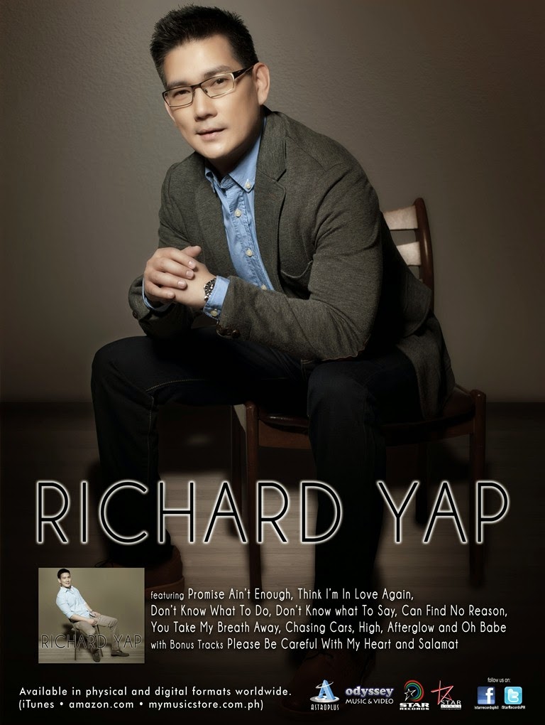 Richard Yap launches first-ever recording album under Star Records ...