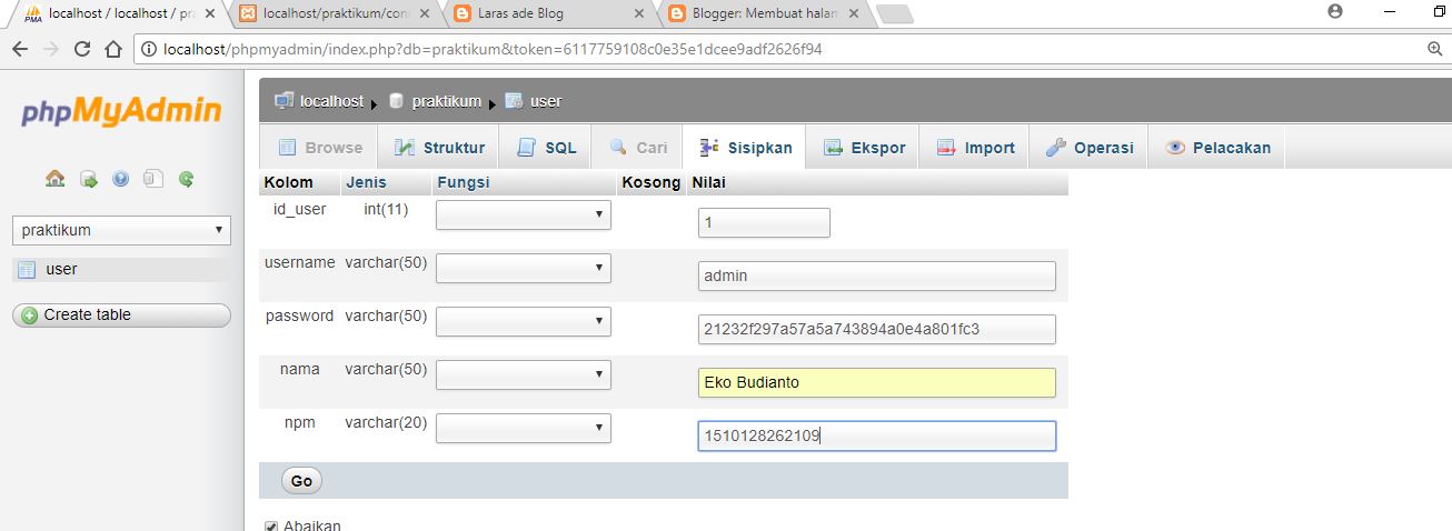 Membuat halaman web sederhana: Membuat Form Login Sederhana Menggunakan Php Dan Mysql
