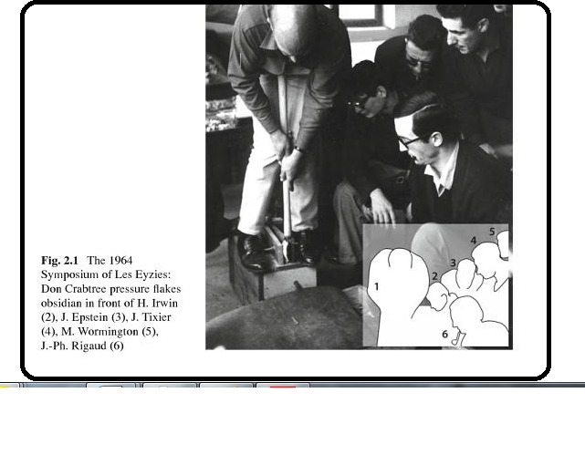 FLINTKNAPPING HALL OF FAME: DON CRABTREE, HALL OF FAME FLINTKNAPPER # 3