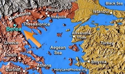 Why were the Bereans noble? First, they received the word with eagerness