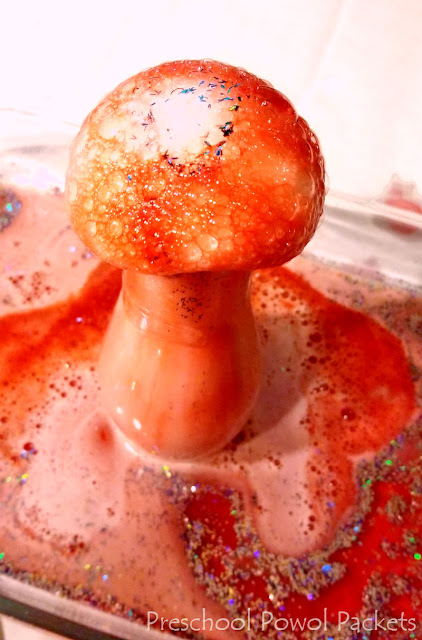 Science Experiment: "Sparkly Explosion!" | Preschool Powol Packets