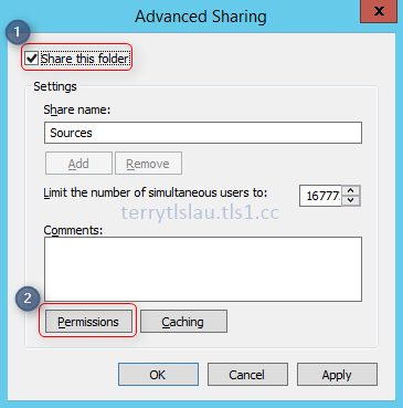 Terry L@u's blog: Configuring an alternate source path for installing ...