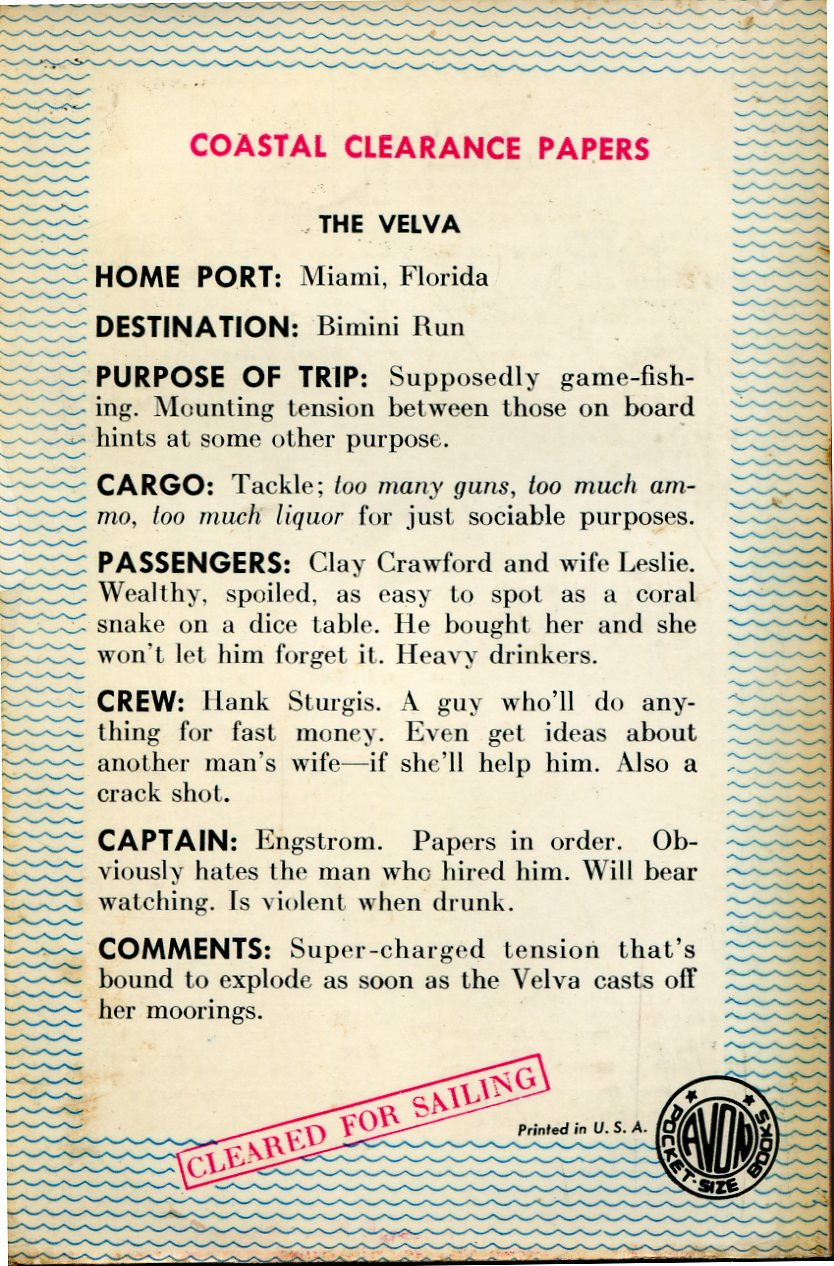 The Rap Sheet: The Book You Have to Read: “Bimini Run,” by E. Howard Hunt