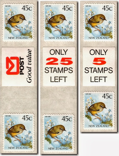 Virtual New Zealand Stamps: 1985 - 93 Native Birds Definitives.