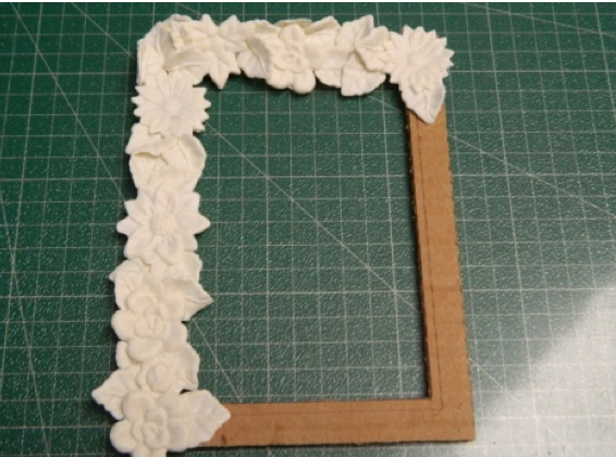 Never Grow Up Flower Memory Frame by Lisa Haney