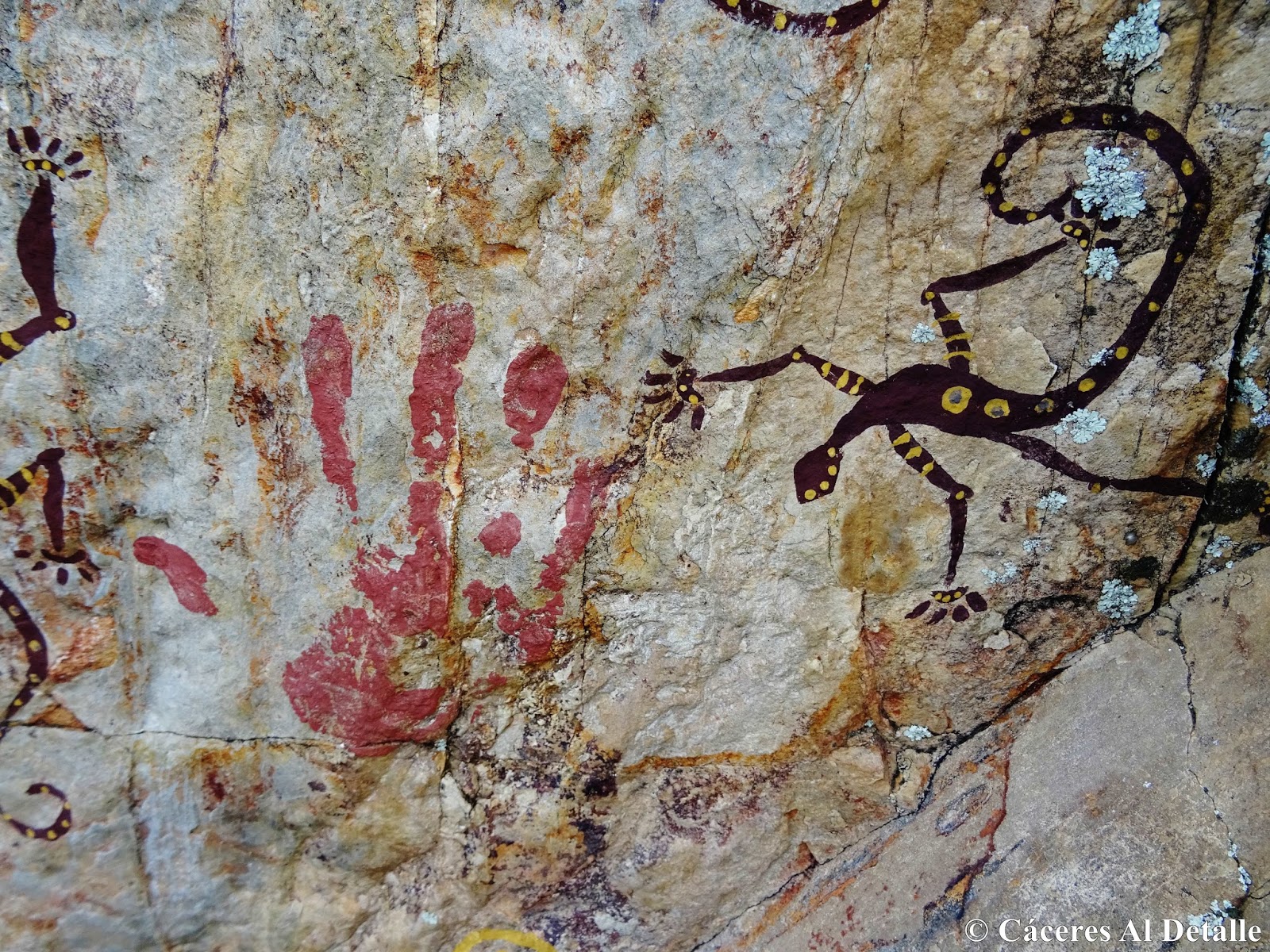 PINTURA RUPESTRE DEL SIGLO XXI EN CÁCERES