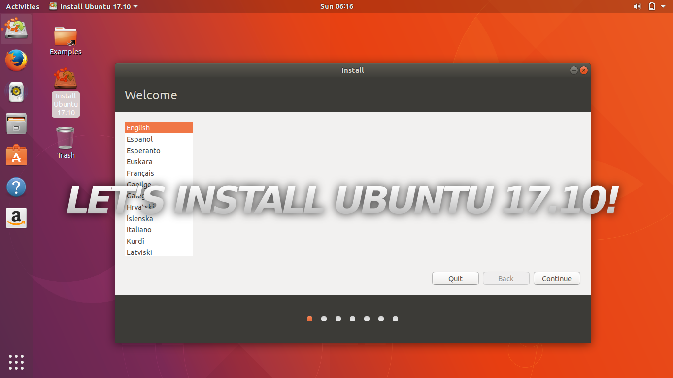 How To Install Ubuntu 17.10 Artful Aardvark