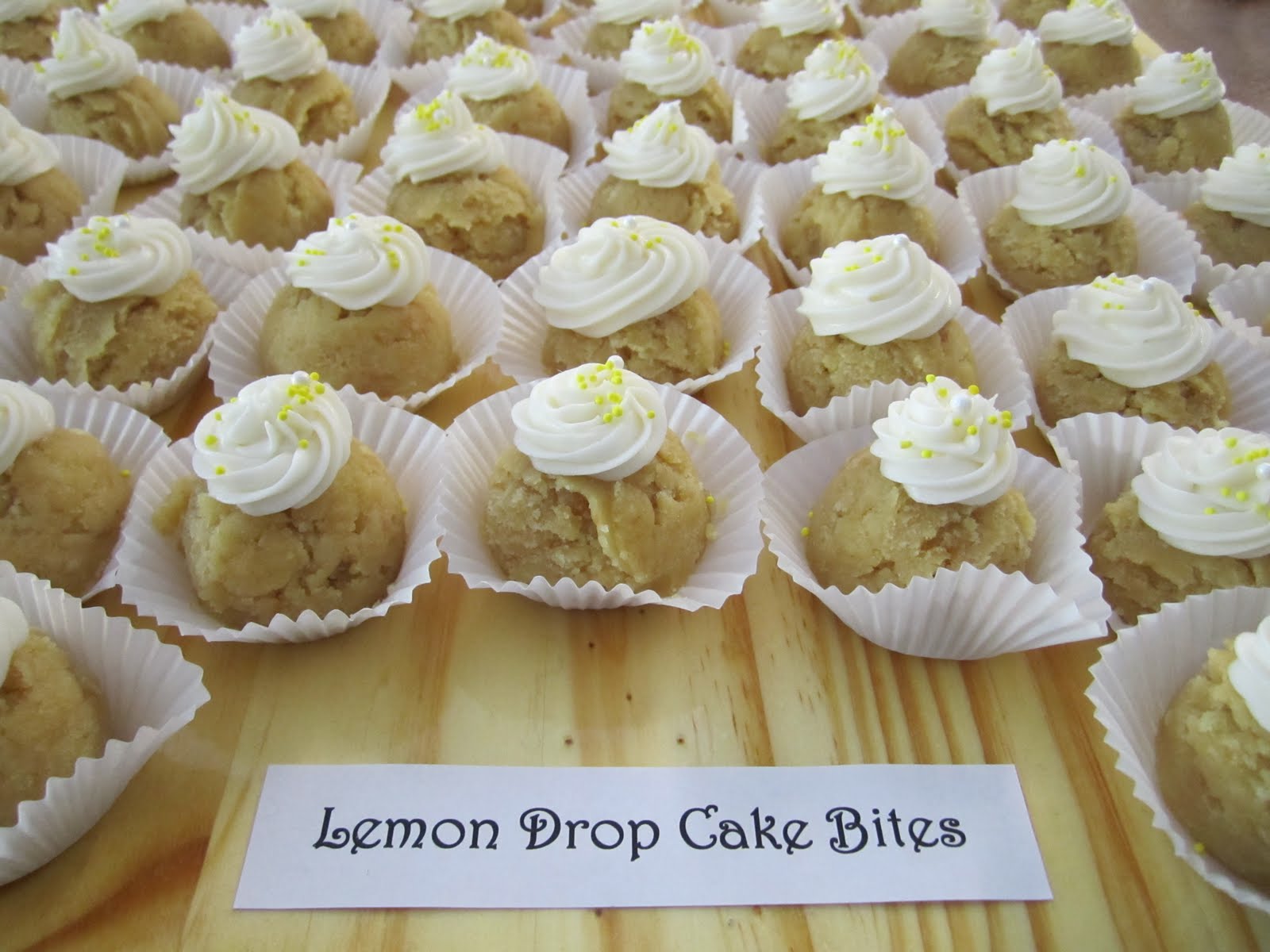 Cooking The Day Away: Lemon Drop Cake Bites