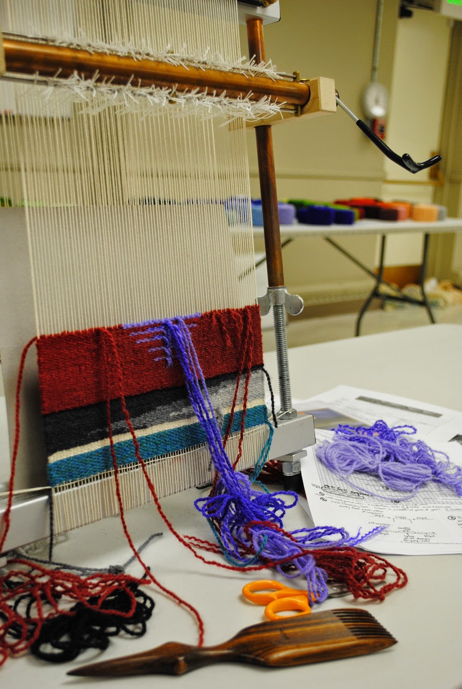 Rebecca Mezoff, Tapestry Artist: Tapestry weft yarn debates and that ...