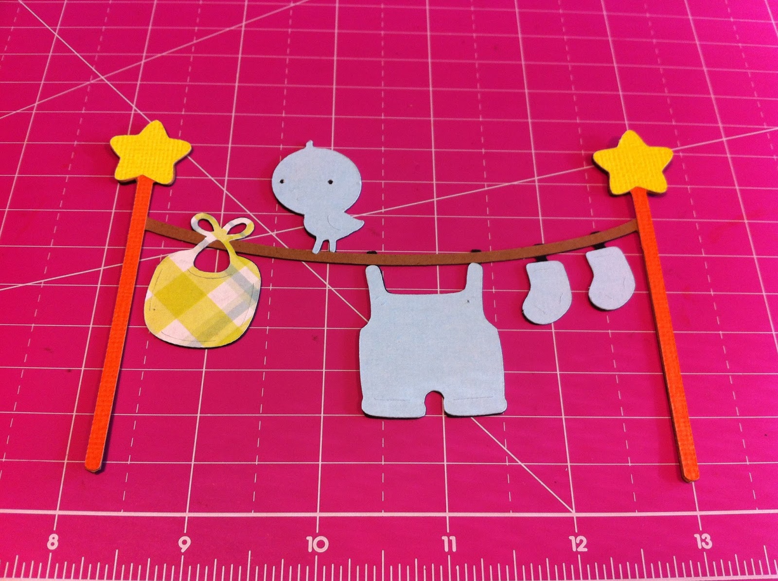 Pumpkin Spice & Everything Nice: Baby Boy Clothes Line Card