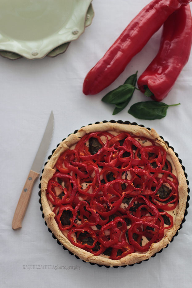 Raquel's Kitchen - english version-: Goat Cheese Red Pepper Tart
