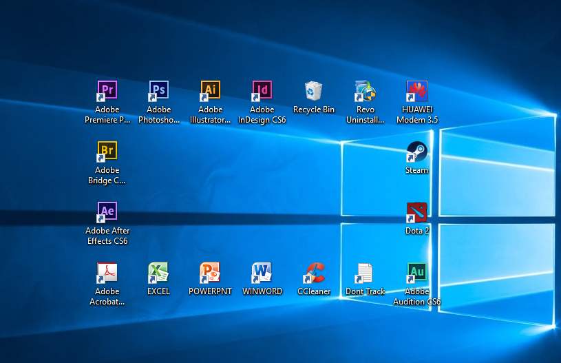 Cara Mudah Memperbesar dan Memperkecil Icon Desktop - WINTIPSNET Cara Mudah Memperbesar dan Memperkecil Icon Desktop - WINTIPSNET