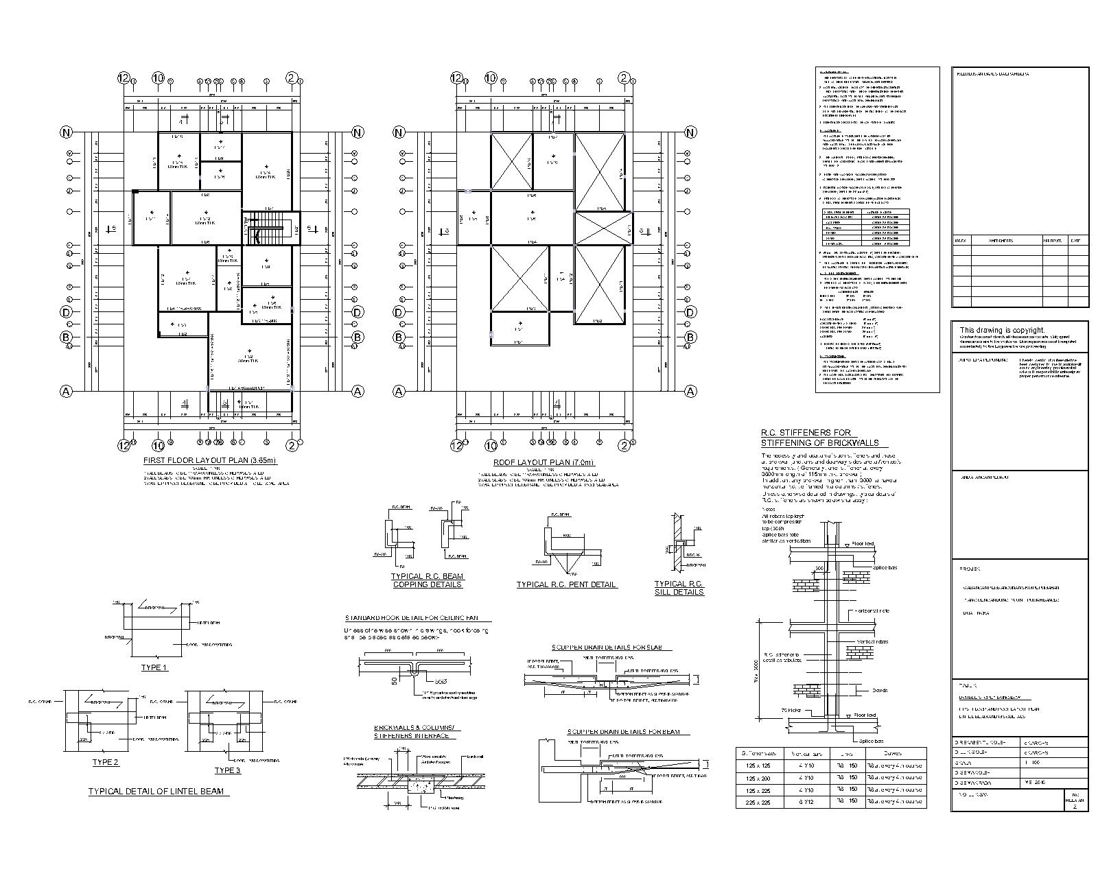 CK Architecture Solution Sdn Bhd: Contoh Pelan Struktur Bagi Rumah ...