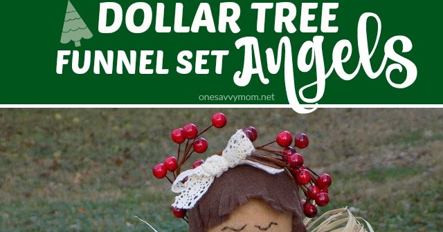 One Savvy Mom ™ | NYC Area Mom Blog: DIY Dollar Tree Funnel Set Angels