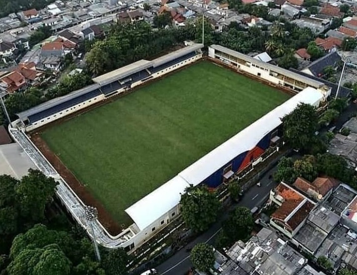 Stadion Merpati, Depok dilihat dari atas