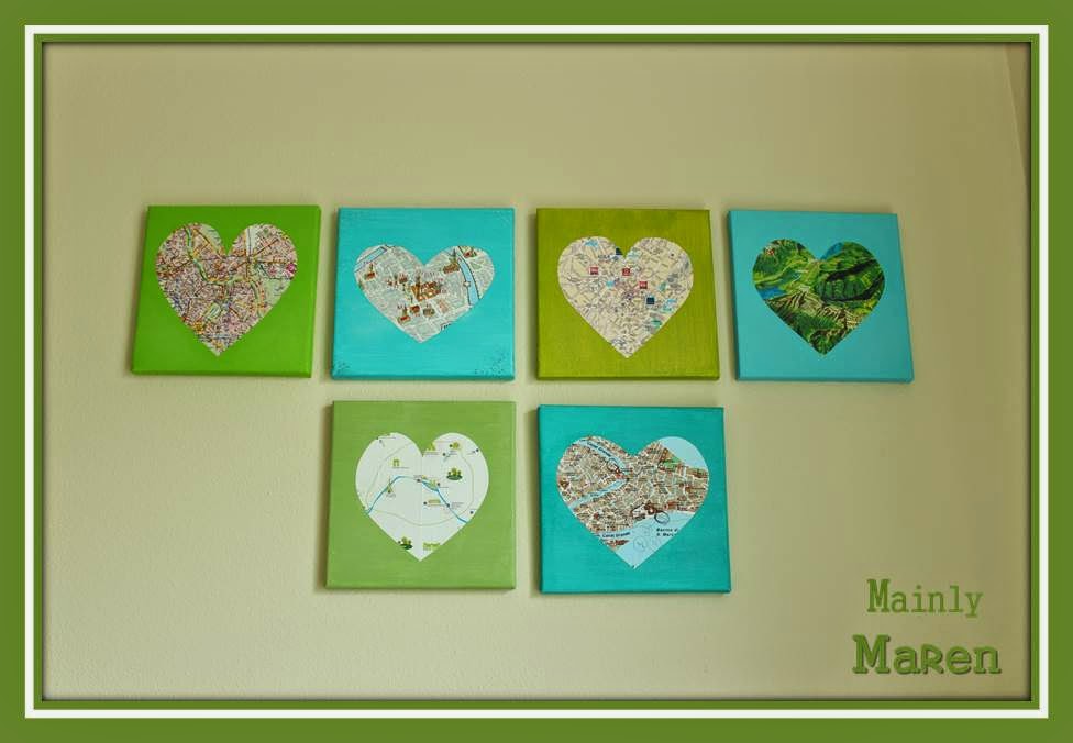 Mainly Maren: Travel Memories: Heart Map Collage