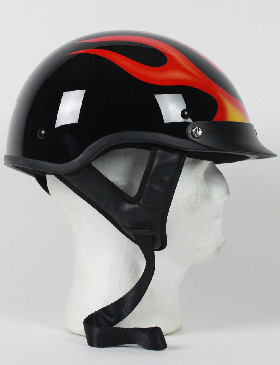 Motorcycle Helmets: Flame Motorcycle Helmet