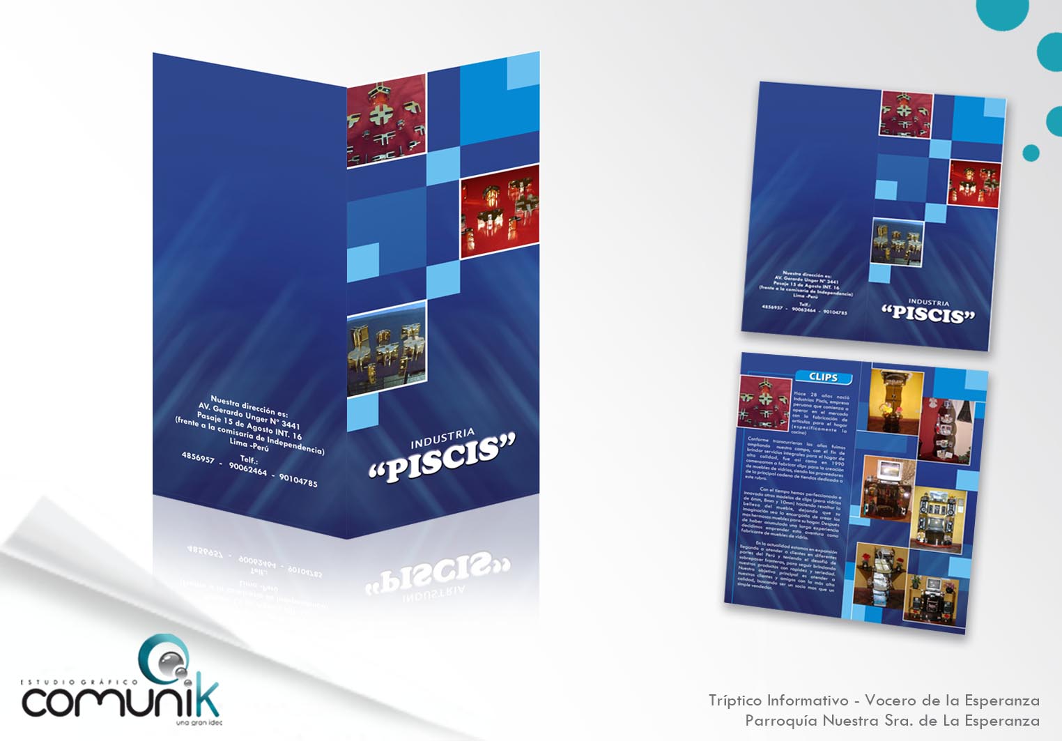 Comuni-k: Dipticos - Tripticos Informativos