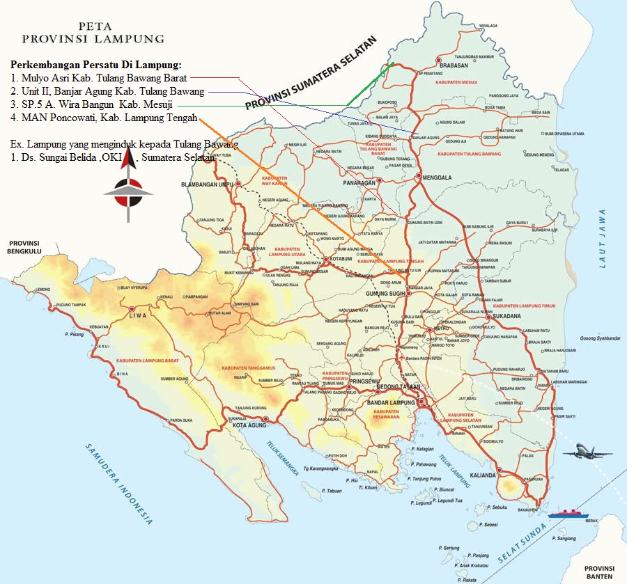 PERSAUDARAAN RASA TUNGGAL: PETA PERSATU WILAYAH LAMPUNG