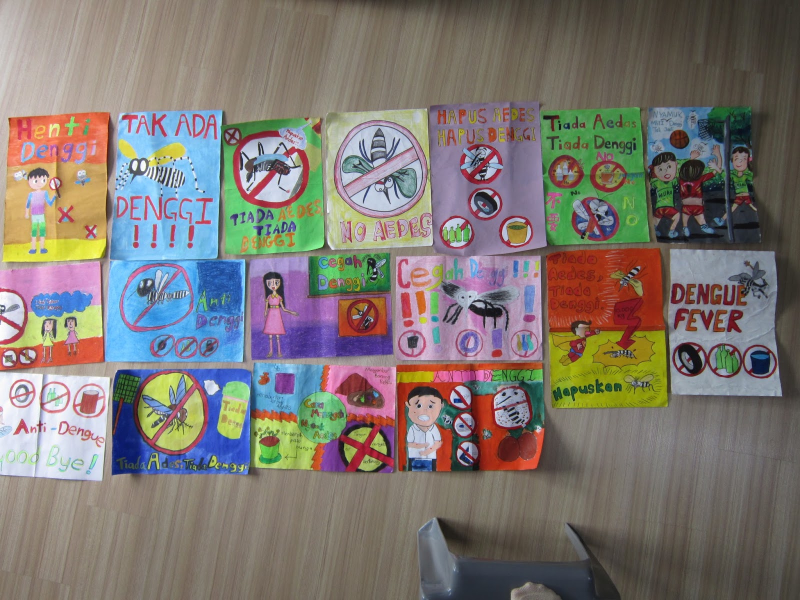 Dengue Patrol SJKC Kong Min Cawangan Satu: Poster Denggi