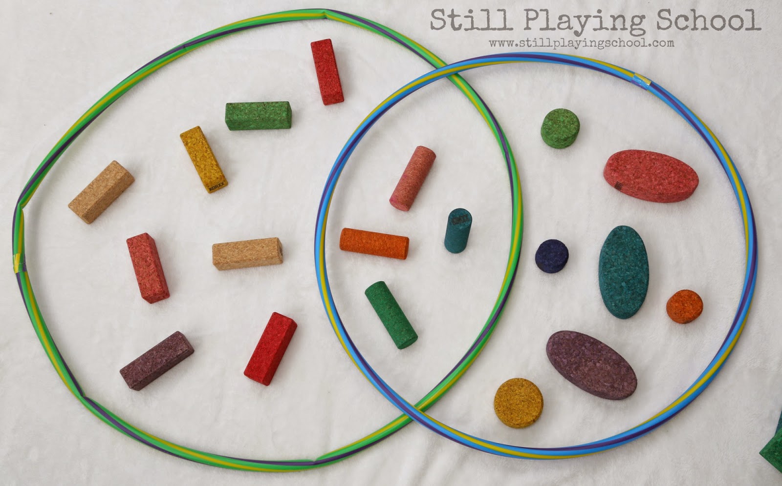 Math with KORXX: Sorting Cork Blocks by Attributes | Still Playing School