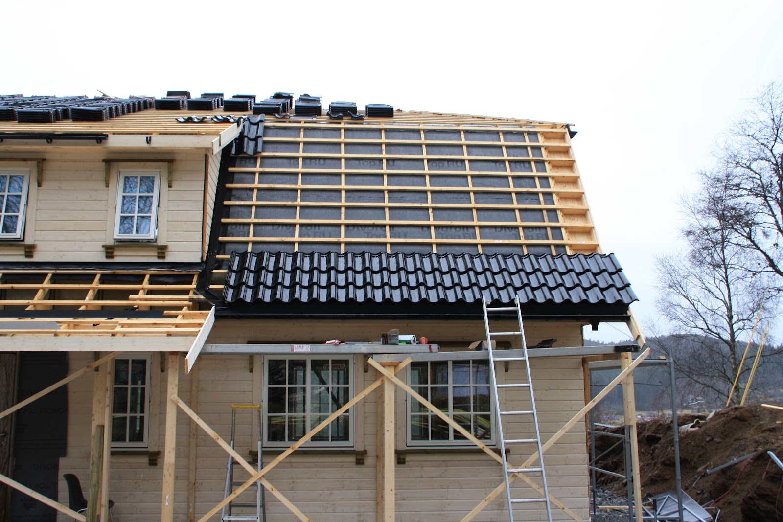 Villa Fagerbakken: Takstein...