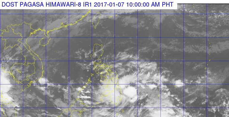 'Bagyong Auring' PAGASA weather update January 7, 2017