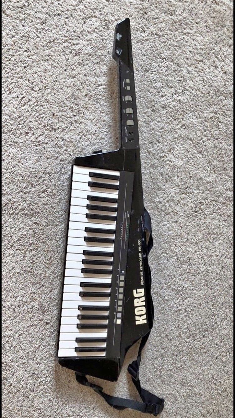 MATRIXSYNTH: Korg Rk-100 Remote Keyboard 1984 Midi Keytar