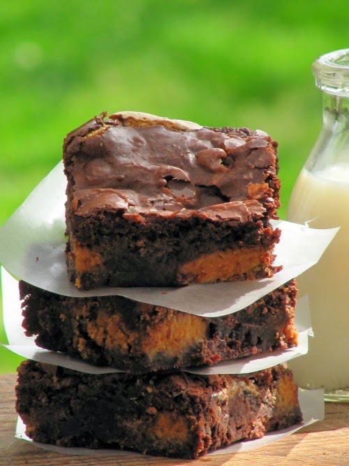 Once Upon A Chocolate Life: Fluffernutter Brownies