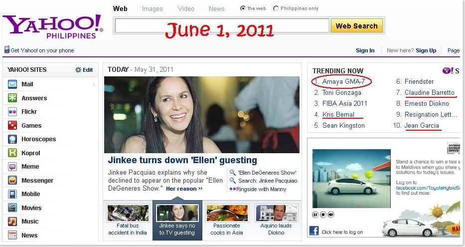 Celebrity Fashion Talk: Amaya now trending at 1st spot in Yahoo Philippines