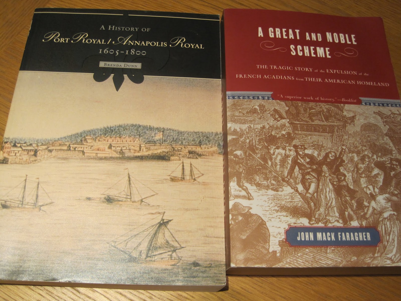 GollyGeeGosh: Two books on Acadian Life and their Explusion