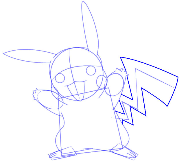 23+ Koleksi Istimewa Sketsa Gambar Kartun Pikachu