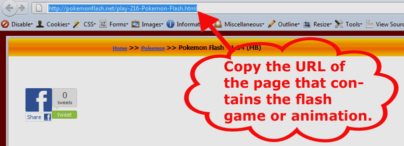 How to Download Flash (*.swf) Games and Animations?
