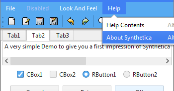 Contoh Penggunaan Synthetica Look and Feel Java Netbeans - Java Community