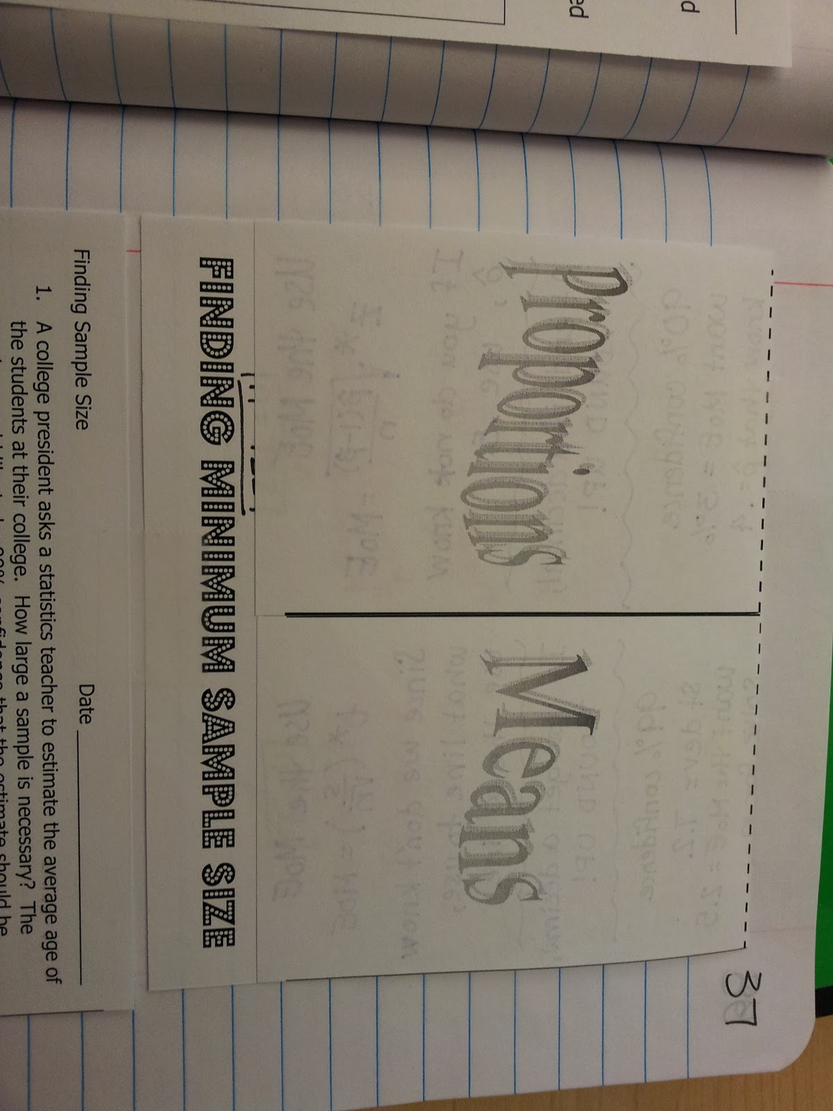 Teaching Statistics: Made4Math - More Foldables!