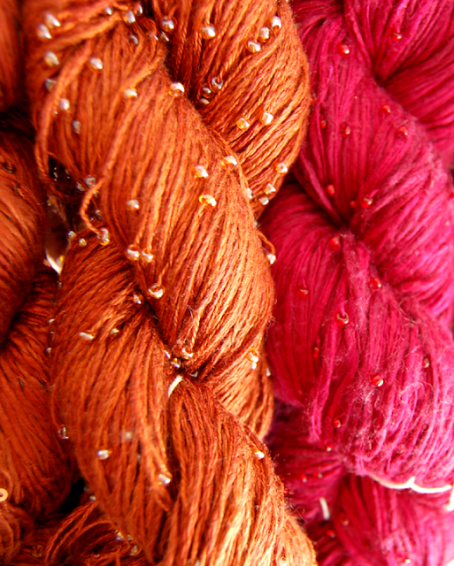 Jennifer Knits Los Angeles: New Colors: Beaded Silk and Sequin by Artyarns