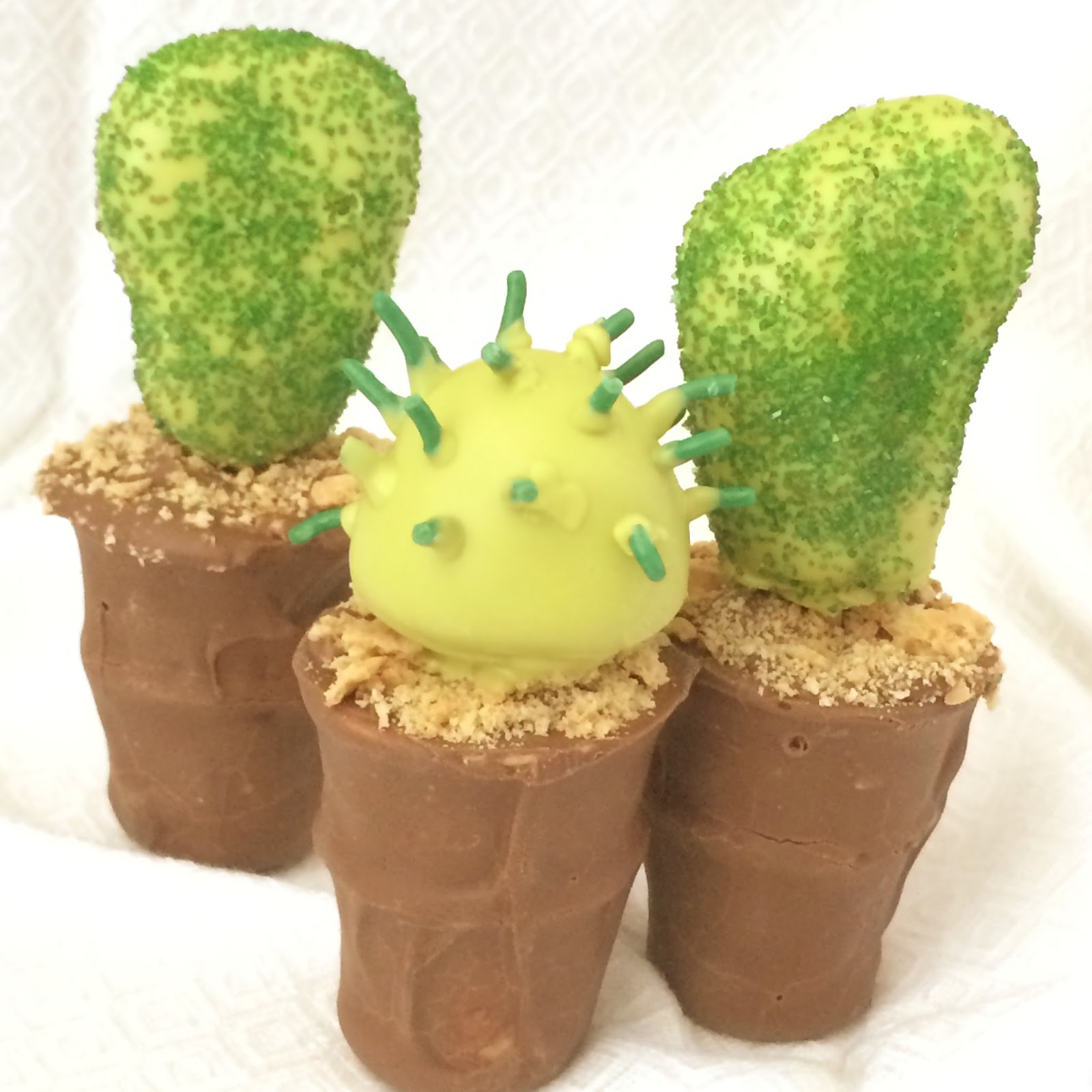 All Things Belle: Cactus - Cake Bites!