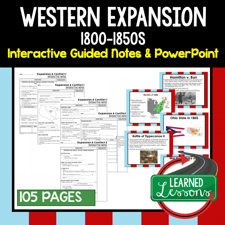 American History Interactive Guided Notes and PowerPoints BUNDLE ...